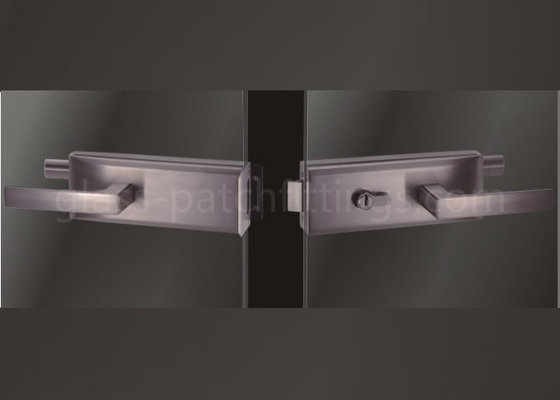 Square Shape Glass Door Lock Customized Designs For 8 - 12mm Door Thickness