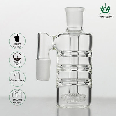 Showerhead Percolator Glass Bong Spare Parts , Ashcatcher Glass Water Bongs Accessories