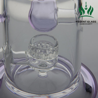 Purple Small High End DAB Oil Rig , Water Pipes Heady Bongs Dab Rigs For Travel Smoking