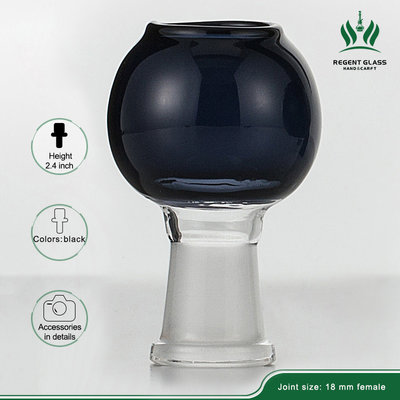 14.4mm And 18.8mm Joint Glass Bubbler Bowl For Dry Herb / Tobacco Smoking