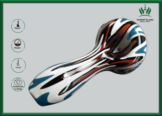 Borosilicate Colorful Glass Water Bongs 5mm Thickness Peking Opera Mask Printed