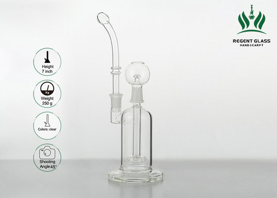 Hitman Style Oil Rigs DAB Pipe , Clear And Cute Oil Dab Rigs For Glass Smoking Pipes