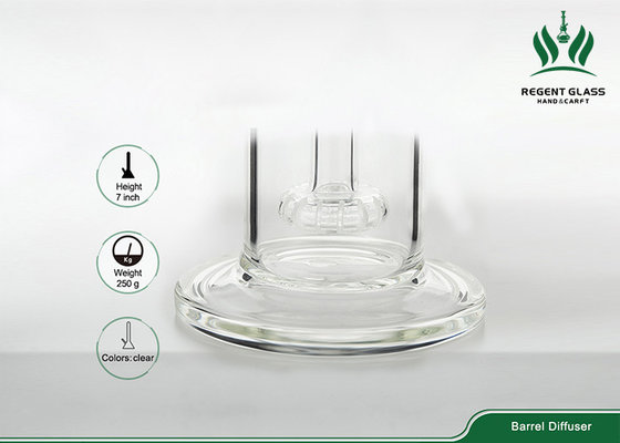 Hitman Style Oil Rigs DAB Pipe , Clear And Cute Oil Dab Rigs For Glass Smoking Pipes