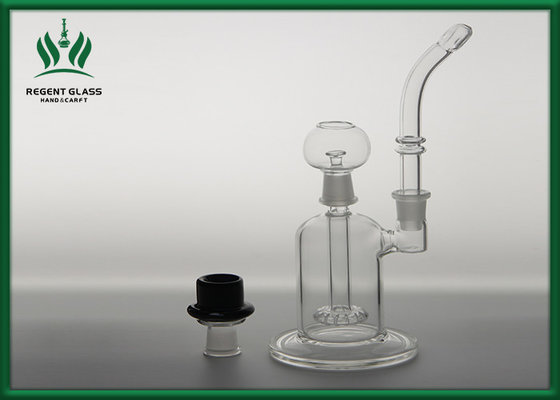 Hitman Style Sheldon Glass Water Tube Clear / Honeycomb Showhead Precolator Stright Tube