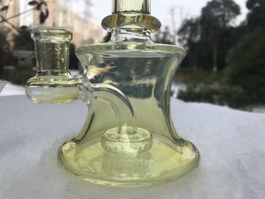 EM & ODM Glass Water Bongs With Showerhead Diffusers Bubbler 5 Mm Thickness