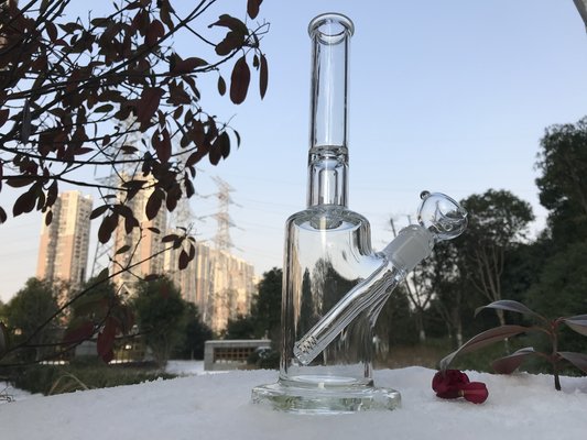 Mobius Smoking Hookah Glass Water Bongs In 18 Mm Female Joint 11.6 Inches