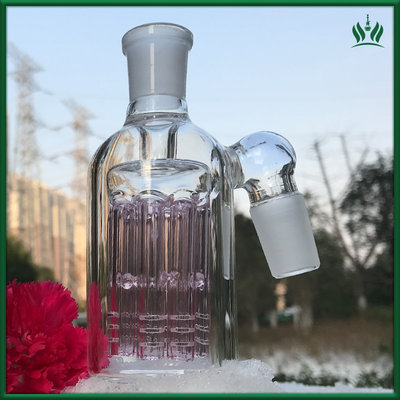 8 Tree Arms Glass Ash Catcher , 18.8mm 14.4mm Joint 4.7 Inch Clear Ash Catcher