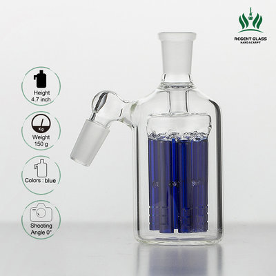 Smoking Tool Honeycomb Perc Water Pipe Ash Catcher , 11 Arm 4.5 Inches Tree Perc Ash Catcher 18mm