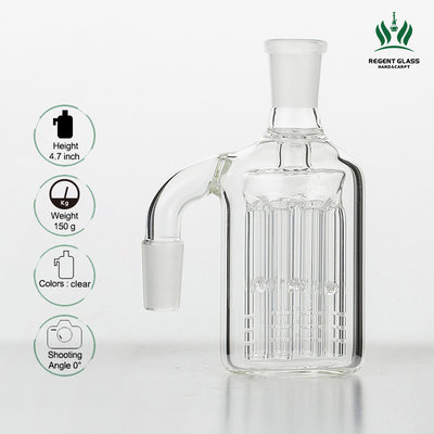 18.8mm 14.4mm Joint Ash Catcher , 8 Tree Arms Percolator Ash Catcher For Beaker Bong