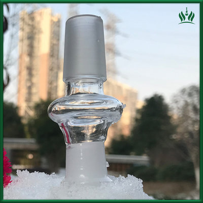 Bongs Adapter / Glass Oil Burner Tube 18mm Male 18mm Male Two Joints OEM & ODM