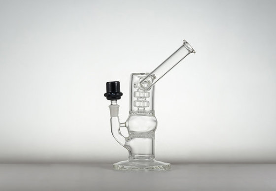 Hand Blown Glass Smoking Tubes  Sheldonblack 3 Continuous Connected Dome Percs Bongs