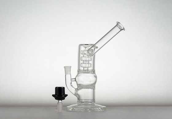 Hand Blown Glass Smoking Tubes  Sheldonblack 3 Continuous Connected Dome Percs Bongs