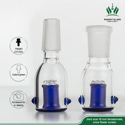 Borosilicate Glass Water Bongs Accessories , 2.5 Inches Perc Glass Bong Bowl