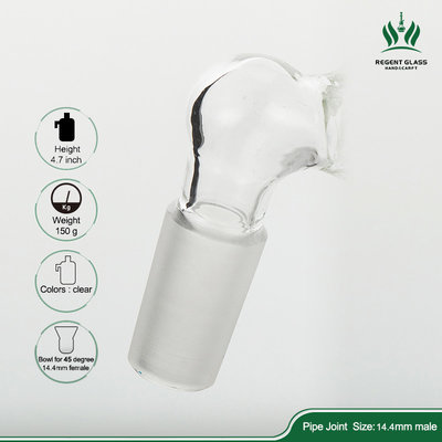 90 Degree 18.8mm Female Glass Ash Catcher 4.7 Inches With Shower Head Perc