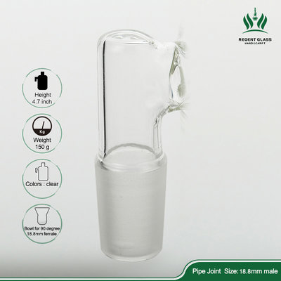 90 Degree 18.8mm Female Glass Ash Catcher 4.7 Inches With Shower Head Perc