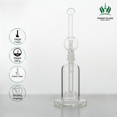 7 Inches Glass Water Bubblers Sheldon 3 In 1 Smoking Pipe Oil Rig Bong For Smoking