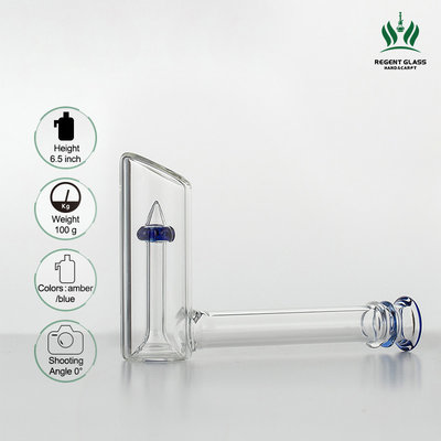 Fashion Party Glass Hammer Bubbler Pipe 5.5 Inches With Diffused Downstem