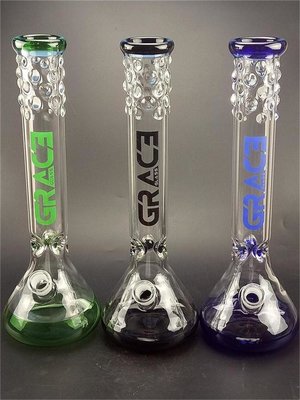Speranza Beaker Glass Water Bongs Spoiled Green 7MM Thickness 18.8mm Female Joint