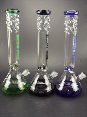 Speranza Beaker Glass Water Bongs Spoiled Green 7MM Thickness 18.8mm Female Joint