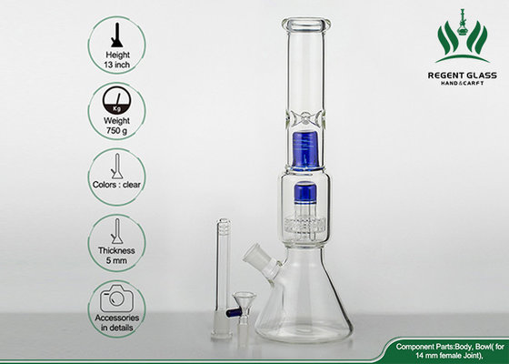Hand Blown Glass Water Bubblers Mobius Glassworks Nano With Matrix Perc 13 Inches
