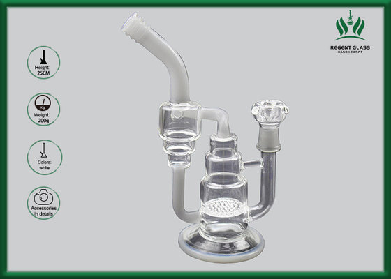 White Water Pipes Glass Bongs 10 Inch Homeycom Percloator 200g Weight