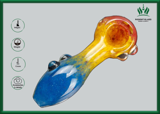 Ruby Dooby Doo Glass Tobacco Pipe Spoon OEM & ODM Available For Weed Smoking