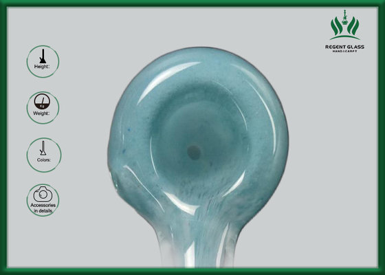 Spoon Glass Hand Pipe , Hand Blown Glass Pipe For For Herbs Smoking