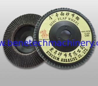 Flap disc, Flap disc for glass