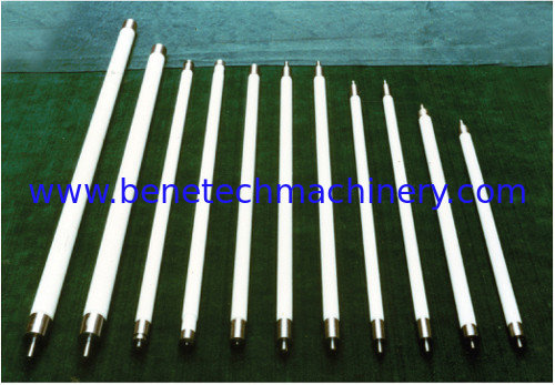 Ceramic roller for tempering furnace, Ceramic roll for Tamglass, Uniglass, Glaston etc