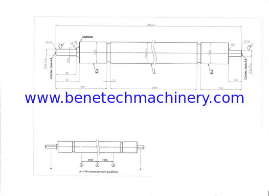 Ceramic roller for tempering furnace, Ceramic roll for Tamglass, Uniglass, Glaston etc
