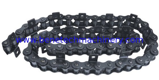 Steel chain for straight line edging machine, China glass machine spare parts