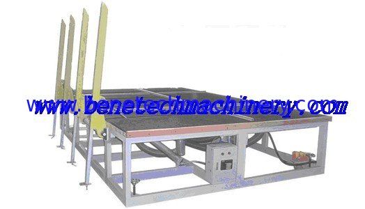 Air Cushion Table for Separating/Cutting of Glass, glass table, glass cut table