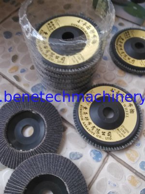 Flap disc, Flap disc for glass