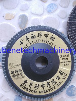 Flap disc, Flap disc for glass