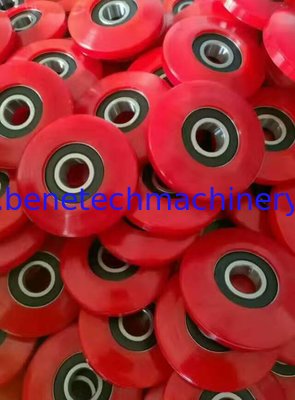 solid rubber wheel, PU wheels all types for glass machine