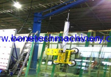 Glass Slewing Crane with suction cup