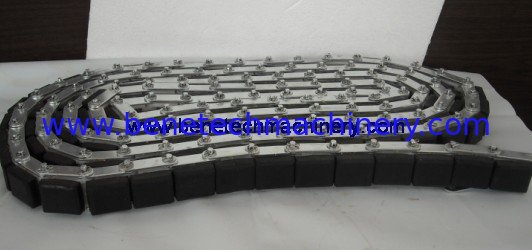 guaranteed 100% low price high quality Conveyor chain for chinese edging machine, spare parts for glass macine
