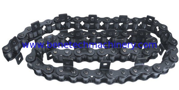 Steel chain for straight line edging machine, China glass machine spare parts