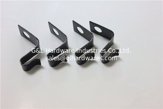 China spring clip, spring steel clip, metal clips with black painting factory from China supplier