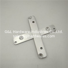China Small stamped aluminum brackets, Custom metal stamping parts with countersink holes supplier