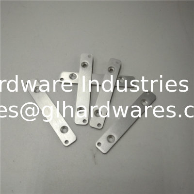 Small stamped aluminum brackets, Custom metal stamping parts with countersink holes supplier