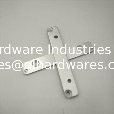 Small stamped aluminum brackets, Custom metal stamping parts with countersink holes supplier