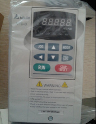 DELTA VFD075B43A  VFD 7.5kW 3PHASE 10HP 380VAC ASD-A2-1021-M Servo Drive 1 KW  ASD-B2-0721-B Servo Drive 750W