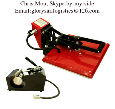 Flat and Mug Heat Press 2in1,Heat Press Machine HP3801-860,Clamshell Heat Press,Cargo Shipping Services