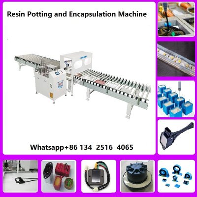LED display module potting Robot Automatic Equipment 2component silicone potting for led display