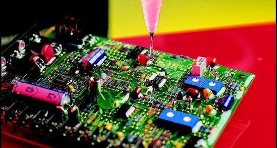 bi component silicone potting robot Potting Smd Silicone Automatic Machine Led Glue Dispensing Robot For Electronic