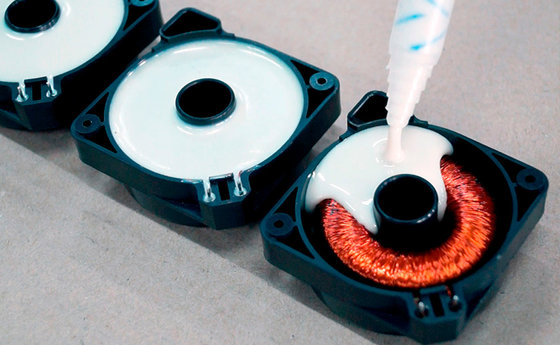 China AB glue Epoxy Resin Mixing Machine for electronic potting