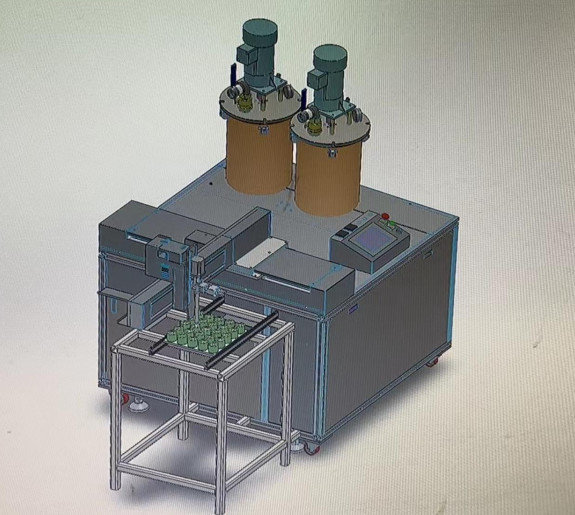 Split core current sensor ab part potting material epoxy mixing machine ab epoxy potting machine gluing machine