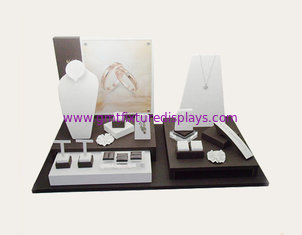 China Wholesale Good Quality Acrylic &MDF Jewelry Display Set Counter Jewellery Stand supplier