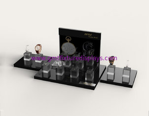 China Highend Countertop Watch Display 25mm Black & Clear Acrylic 680*400*320mm supplier